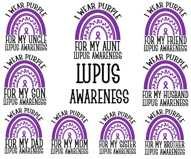 Lupus Awareness Svg Png Bundle, Lupus Svg, Lupus Png Sublimation ...