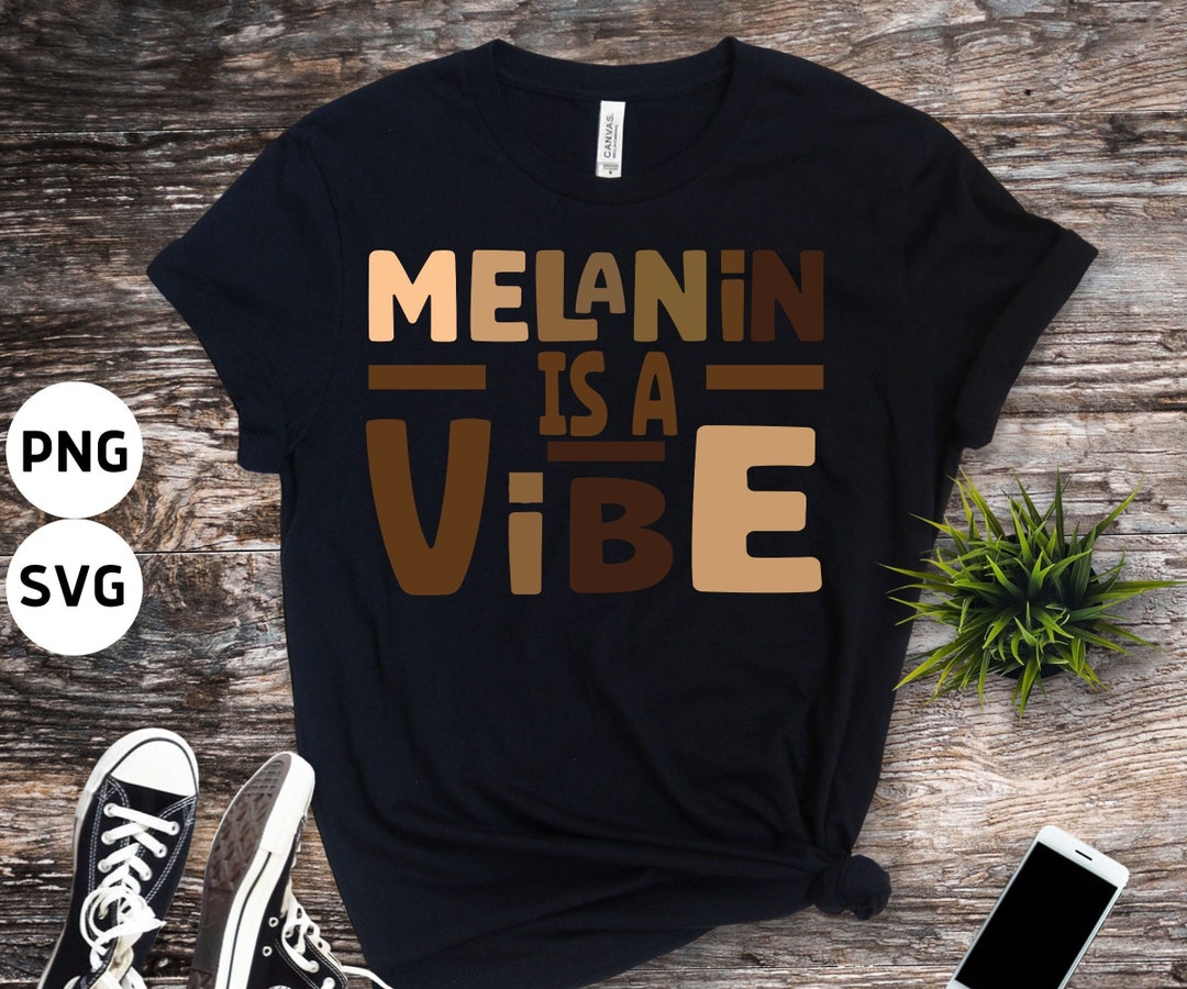 Melanin is a Vibe PNG Svg, Afro African American Women Gifts, Black ...