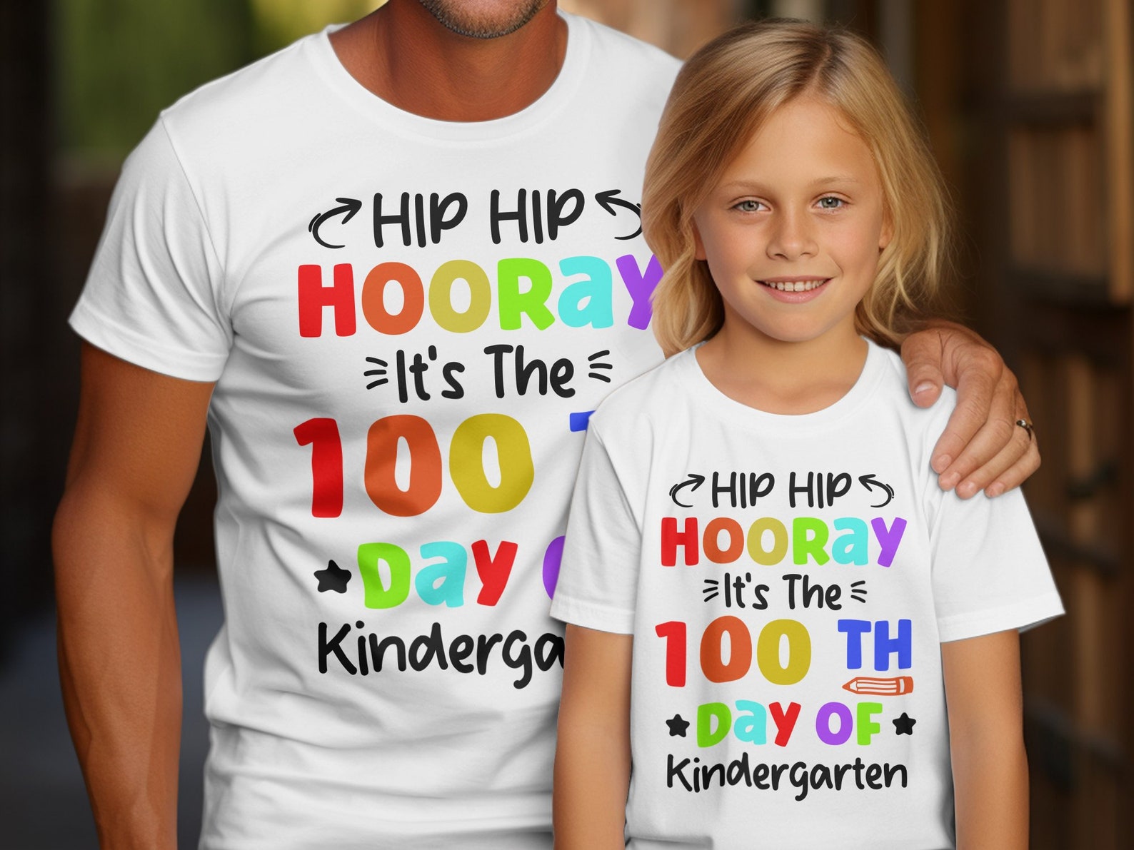 Hip Hip Hooray It's the 100th Day of Kindergarten Svg Png, 100 Days of ...
