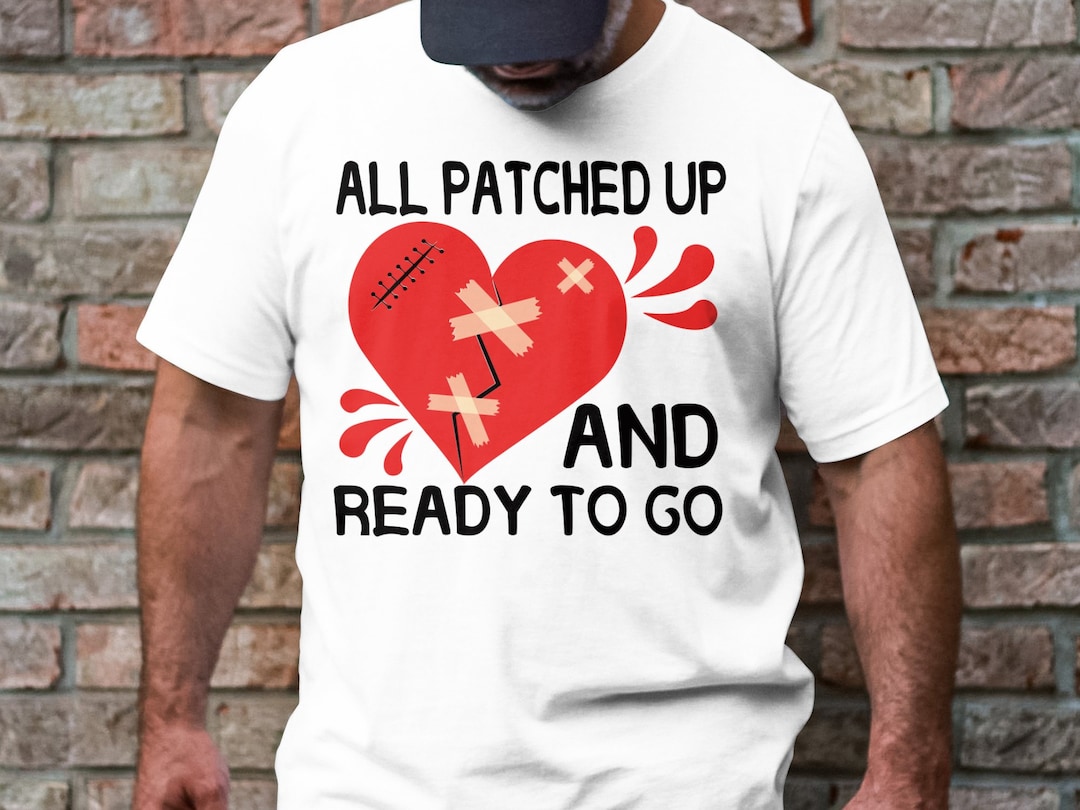 Open Heart Surgery Svg Png, All Patched up and Ready to Go Svg, Heart ...