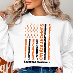 Leukemia Awareness Svg Png, Flag Support Squad Svg, Leukemia Cancer ...