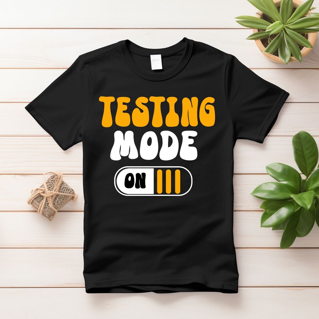 Test Day Svg Png, Testing Mode on Svg, Testing Day Svg, Retro Testing ...