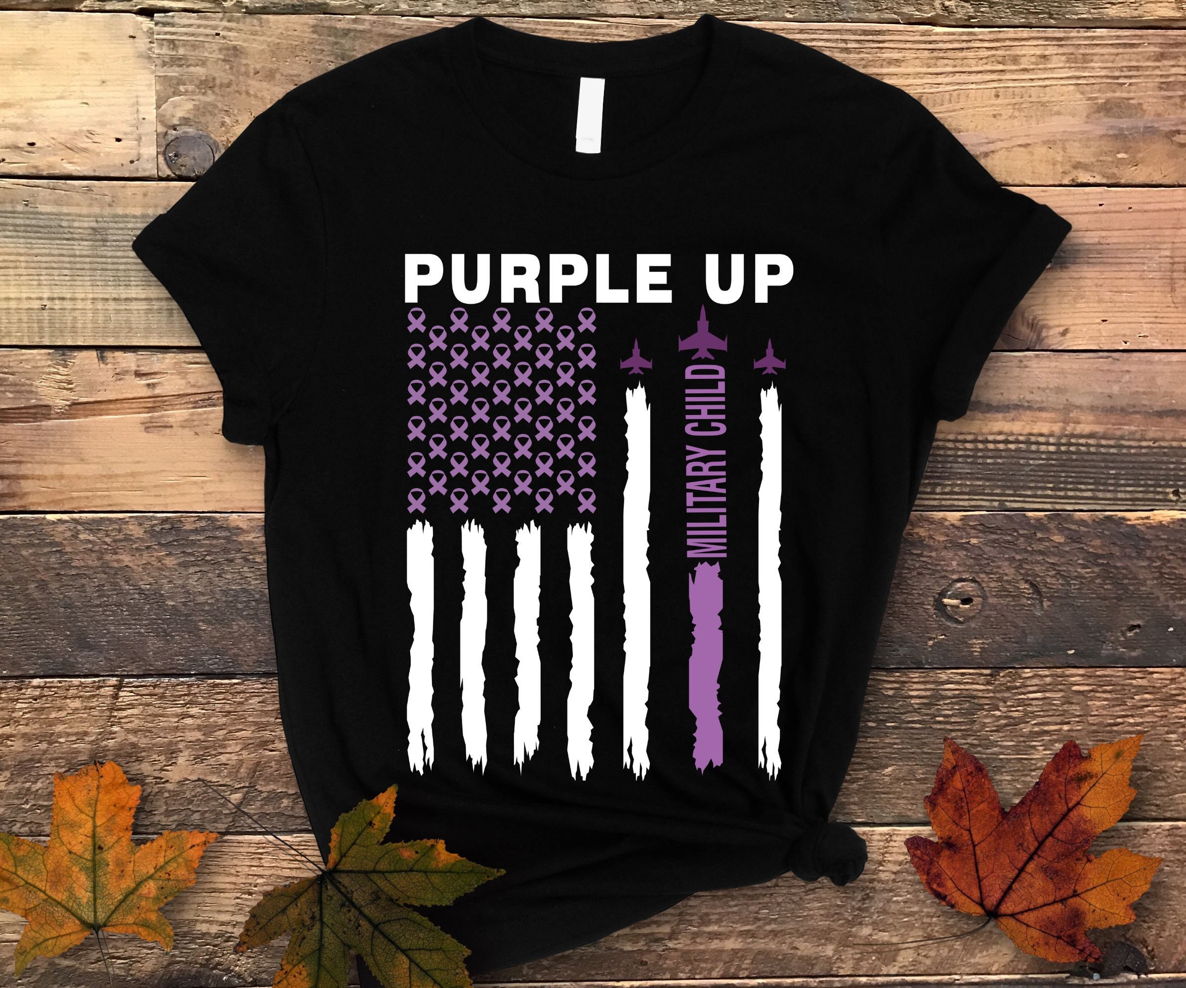 Purple up for Military Kids Svg Png, Month of the Military Child Svg ...