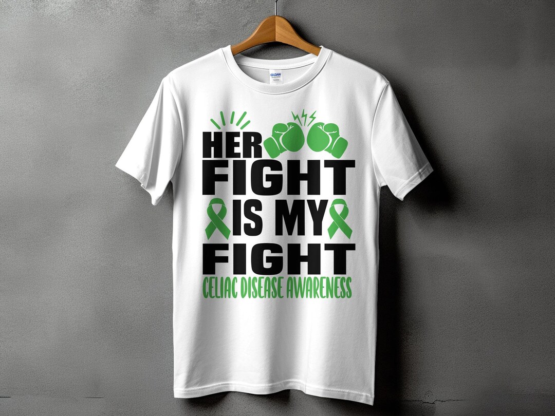 Gluten Free Svg, Celiac Disease Awareness Svg, Her Fight is My Fight ...