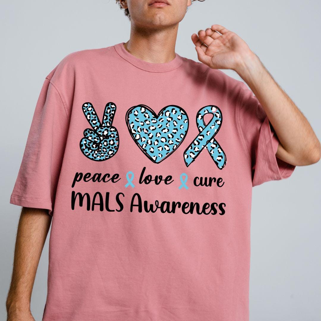 Mals Awareness Svg, Peace Love Cure Svg, MALS Warrior Svg, Median ...