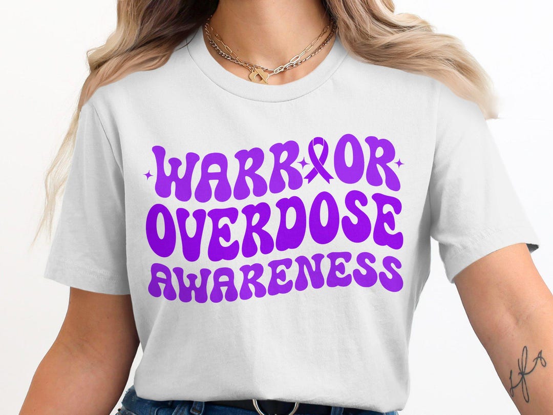Overdose Awareness Svg Png, Retro Warrior Overdose Svg, Png, Overdose ...