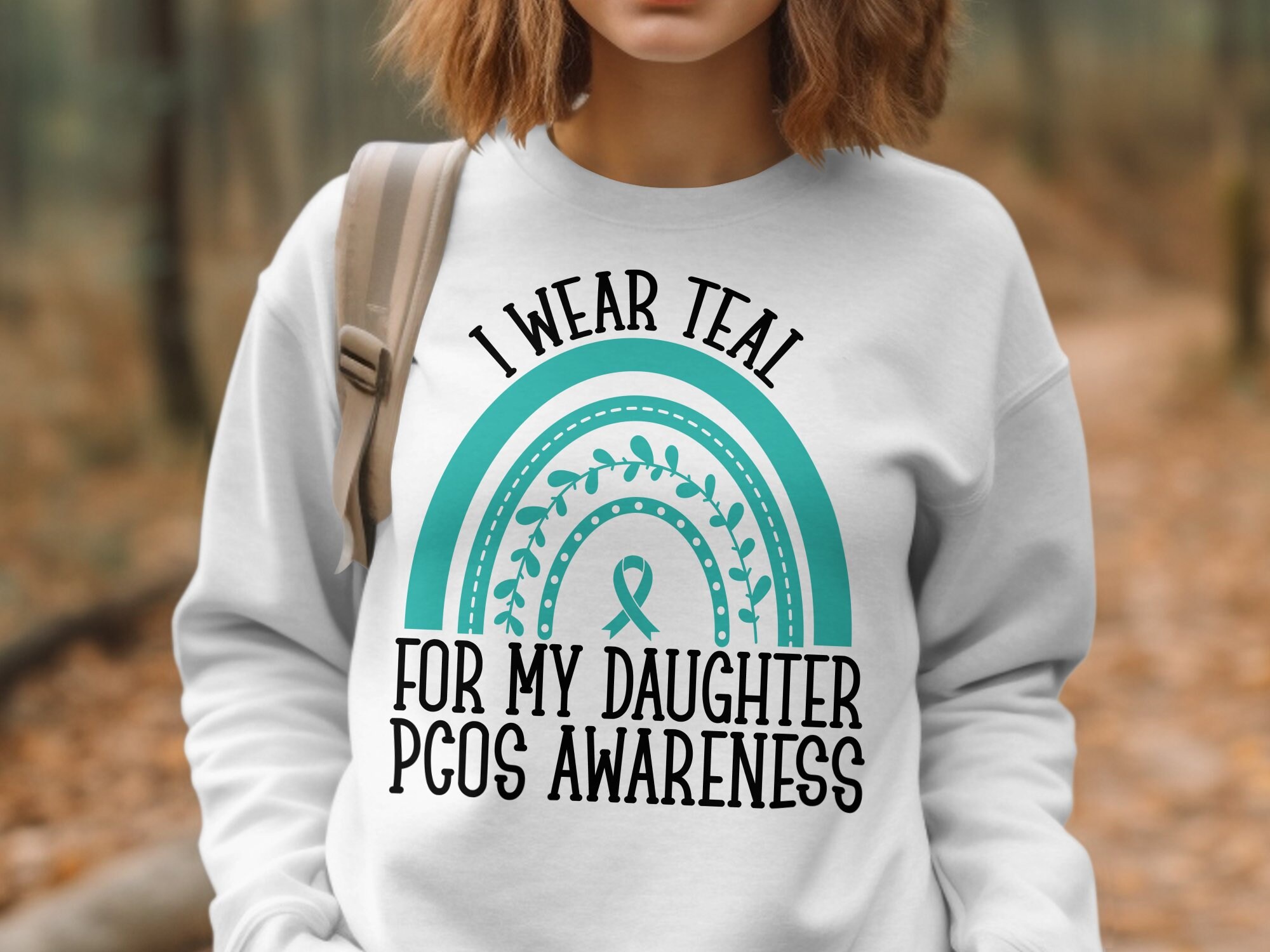 PCOS Awareness Svg Png I Wear Teal for My Daughter Svg PCOS - Etsy