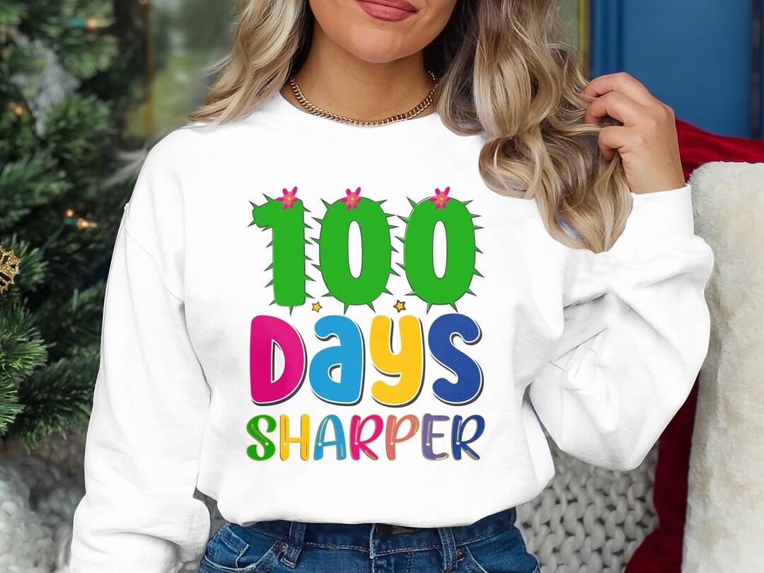 100 Days Sharper Svg Png, 100 Days of School Kids Png, 100th Day of ...