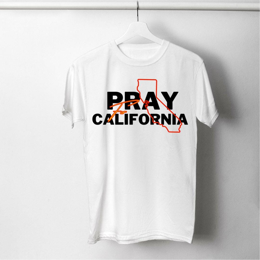 Pray for California Svg, Pray for Los Angeles California Png, Los ...