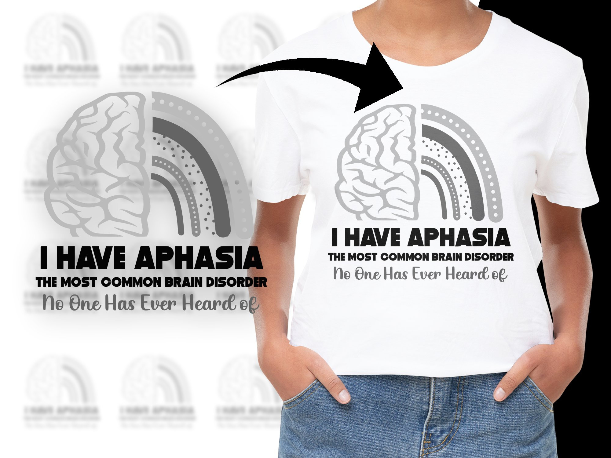 Aphasia Awareness Svg Png I Have Aphasia the Most Common - Etsy