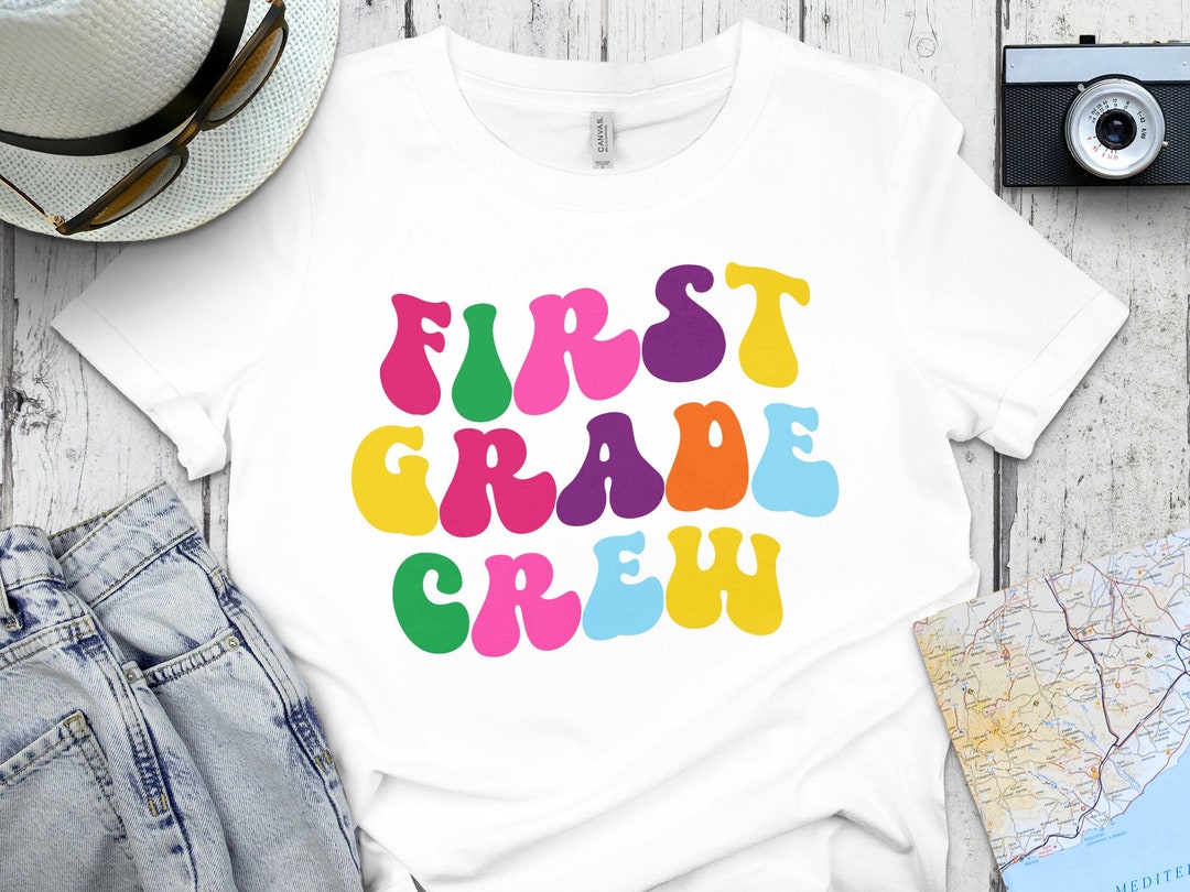 First Grade Crew Png Svg, Back to School Svg, 1st Day of School ...