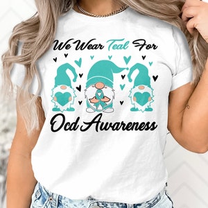 OCD Awareness Svg Png, We Wear Teal for Svg, Obsessive Compulsive ...