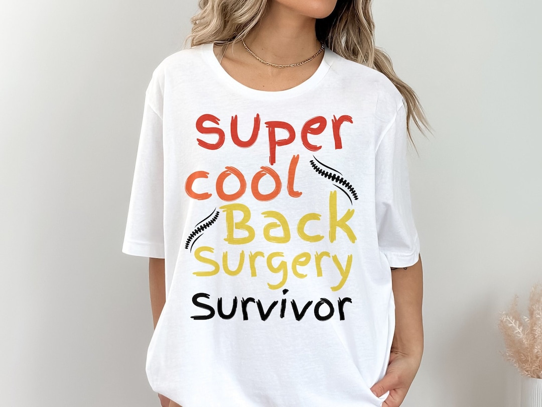 Bionic Spine Svg Png, Super Back Surgery Survivor Svg, Spinal Fusion ...