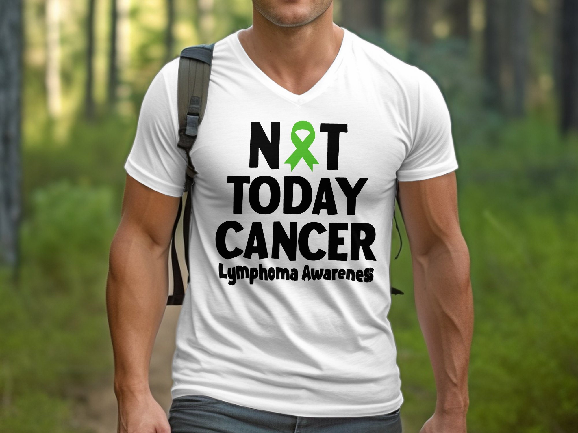 Lymphoma Cancer Awareness Svg Png Not Today Cancer Svg - Etsy