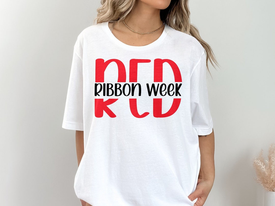 Red Ribbon Week Svg Png, Red Ribbon Week Svg, Drug Free Svg, Red Ribbon ...
