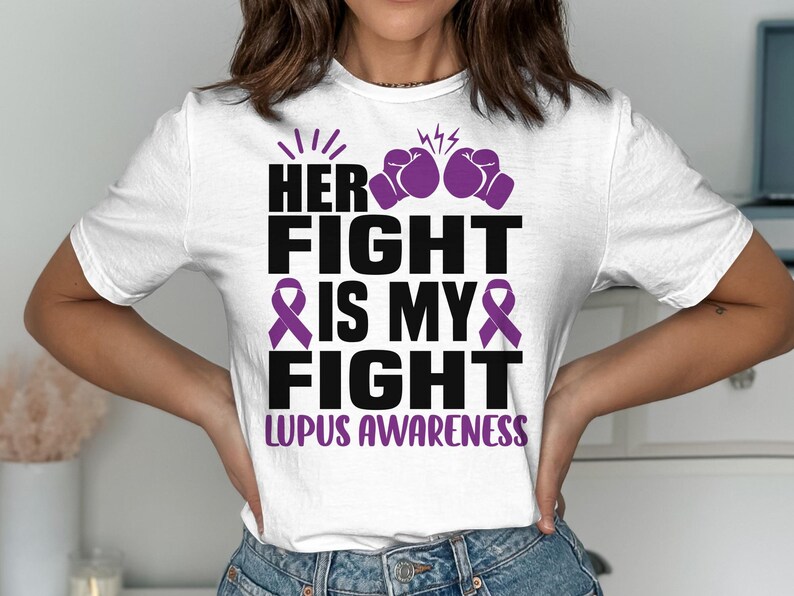 Lupus Awareness Svg Png Her Fight is My Fight Svg Support - Etsy