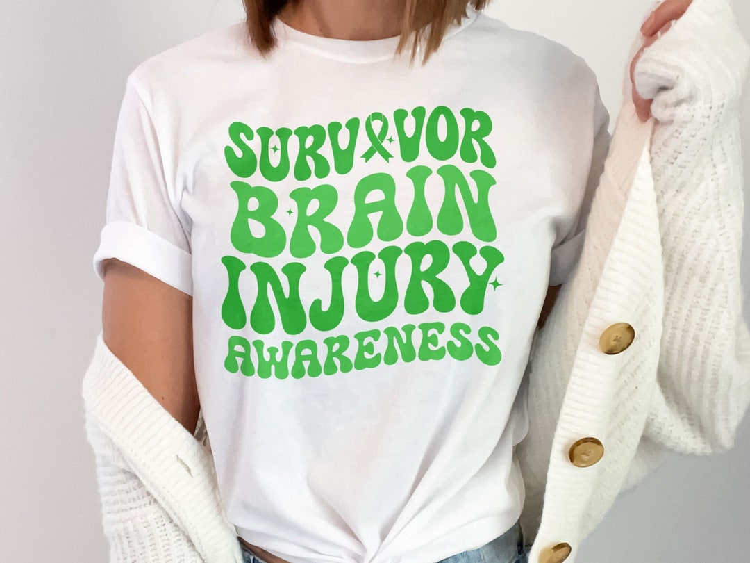 Retro Brain Injury Awareness Svg Png, Survivor Brain Injury Awareness ...