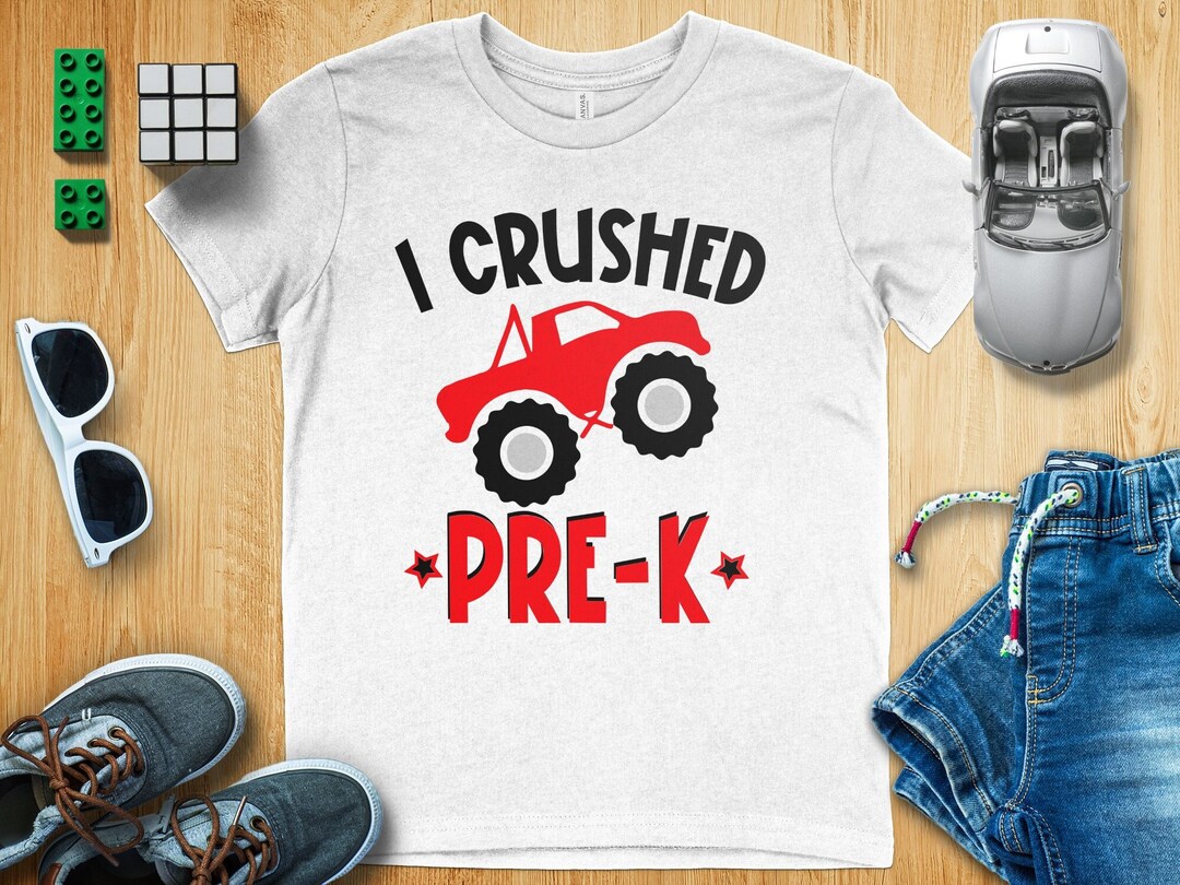 I Crushed Pre-k SVG, PNG, Back to School Svg, 1st Day of School Svg ...