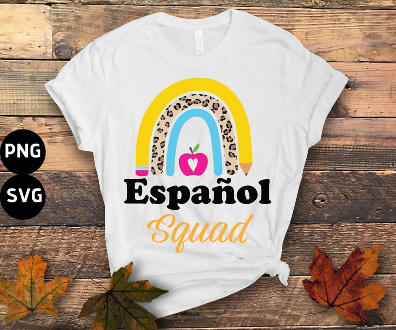 Español Squad png svg Maestra png profesora de español svg - Etsy España
