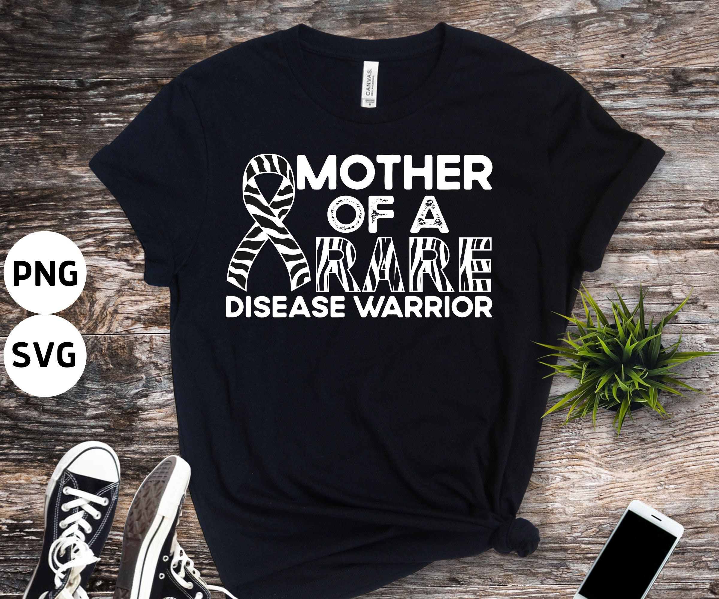 Rare Disease Awareness Svg Png Bundle Zebra Ribbon Svg Rare - Etsy