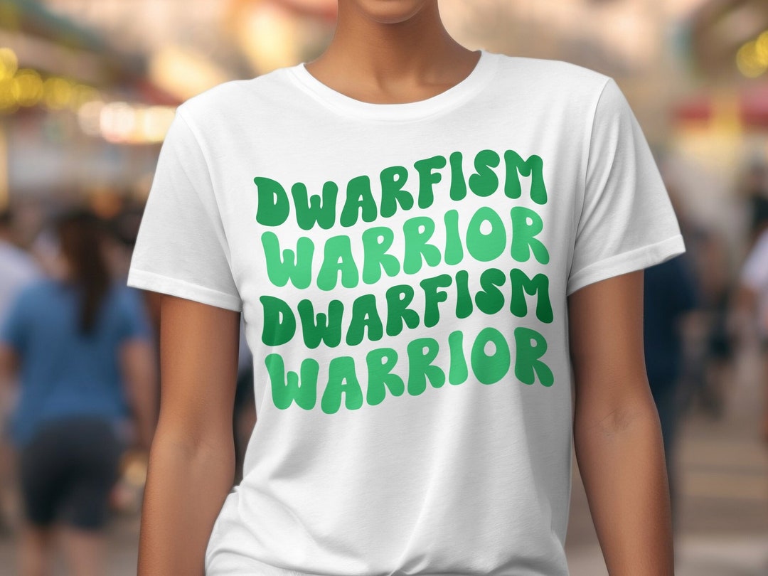 Dwarfism Awareness Svg Png, Retro Dwarfism Warrior Svg, Green Ribbon ...