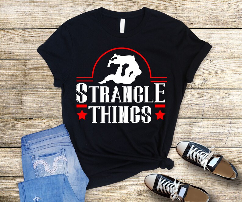 Jiu Jitsu Svg Png Strangle Things Design Svg Funny Brazilian - Etsy