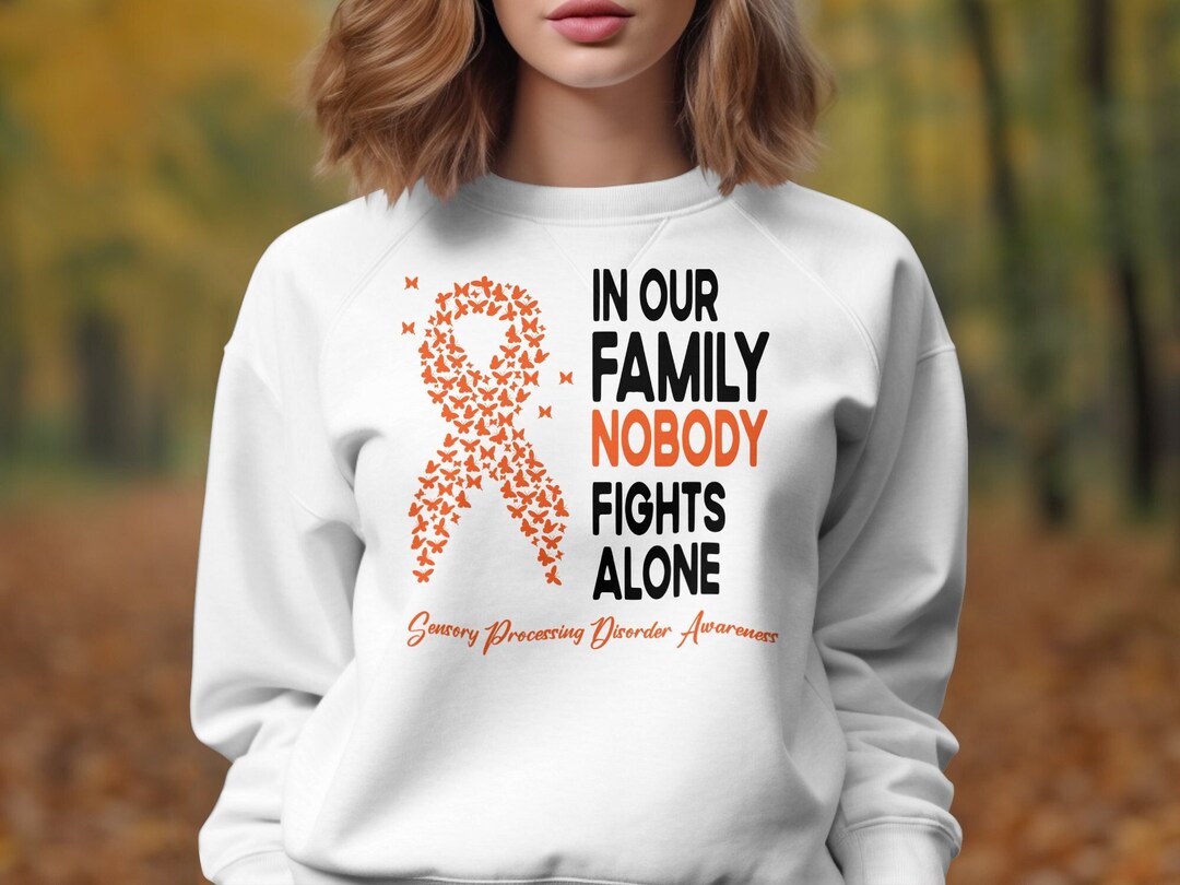 Sensory Processing Disorder Awareness Svg Png, in Our Family Nobody ...