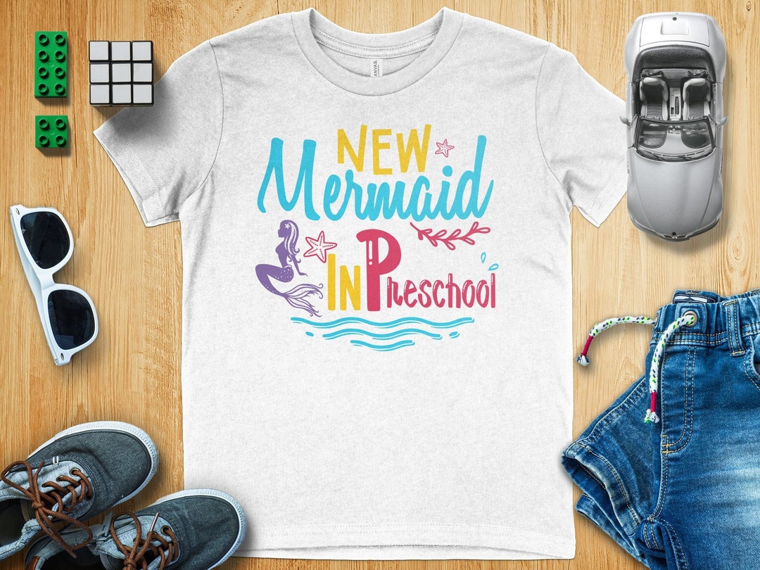 New Mermaid in Preschool SVG, PNG, Back to School Svg, 1st Day of ...