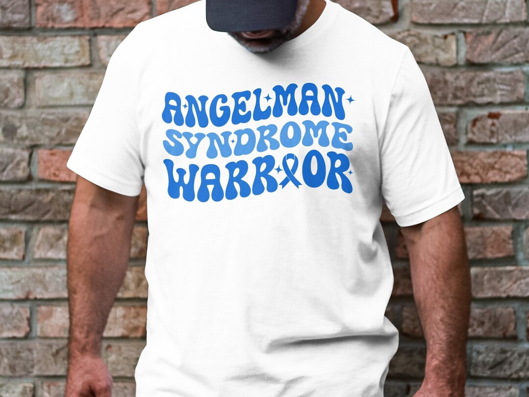 Angelman Syndrome Awareness Svg Png, Retro Angelman Syndrome Warrior Svg, Blue Ribbon Svg Cricut ...