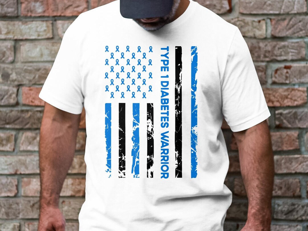 Diabetes Awareness Svg Png, Type 1 Diabetes Warrior Svg, Blue Ribbon ...