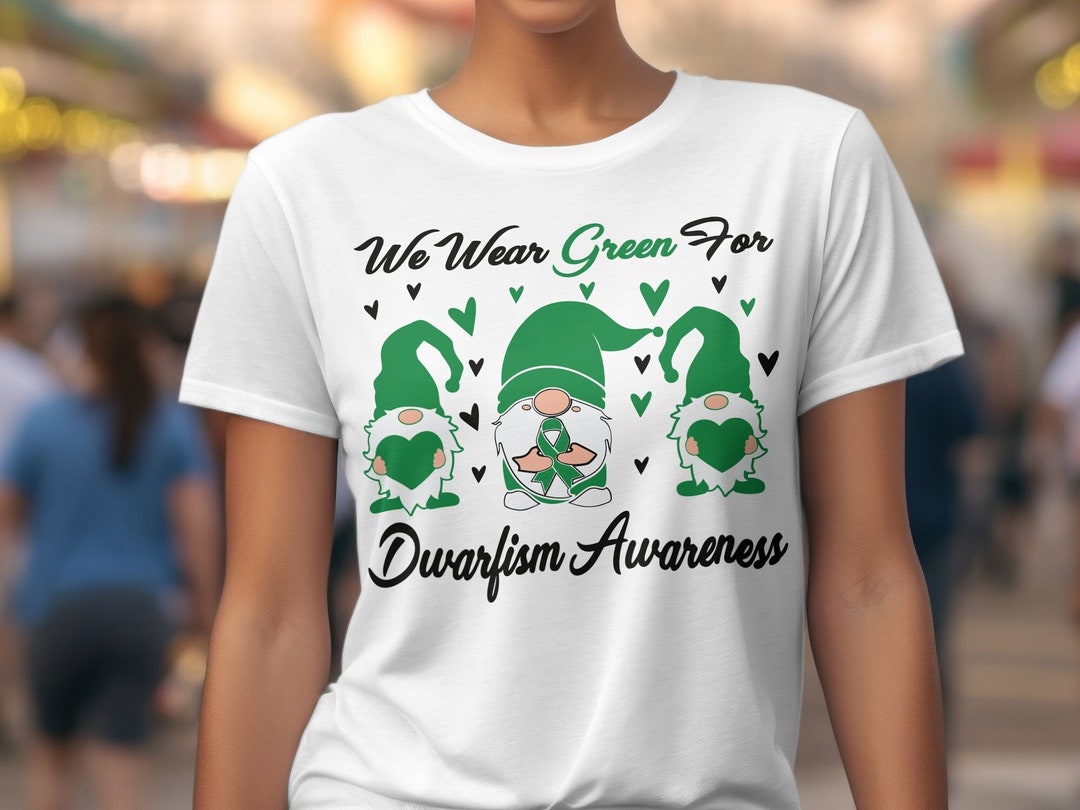 Dwarfism Awareness Svg Png, We Wear Green for Svg, Green Ribbon Svg ...