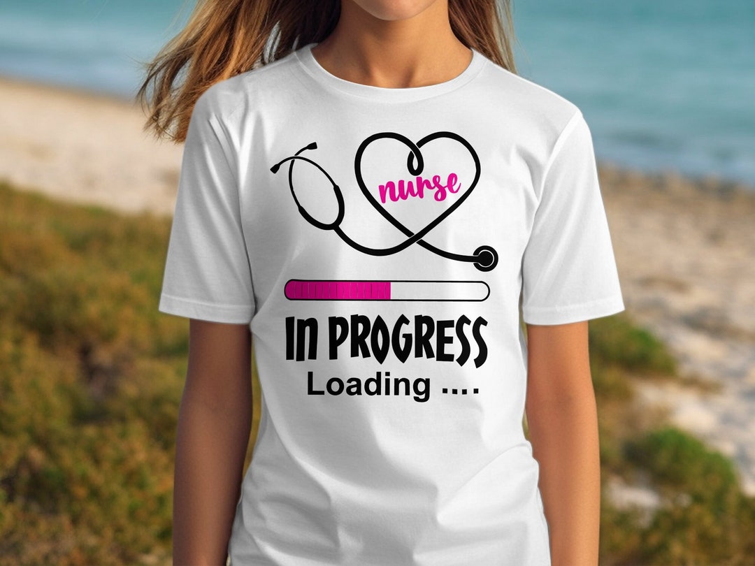 Nurse in Progress Loading Svg Png, Cricut Sublimation Design - Etsy