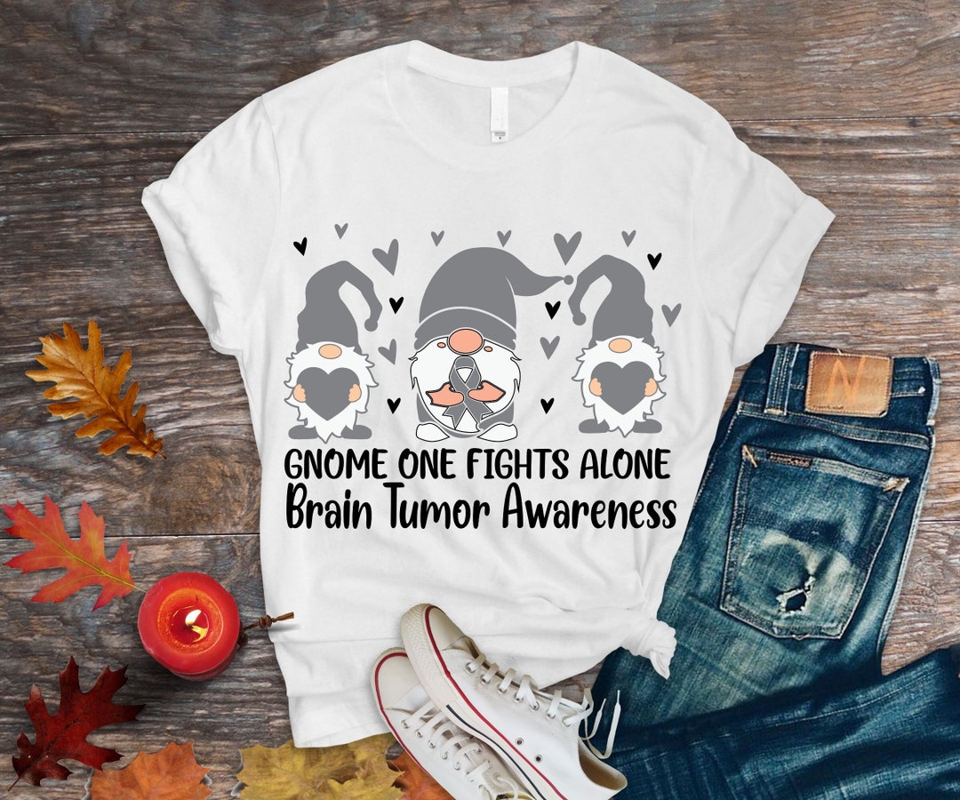 Brain Tumor Awareness Png Svg , Gnome One Fights Alone Png , Brain ...