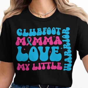 Clubfoot Awareness Svg Png, Clubfoot Momma Love My Little Warrior Svg ...