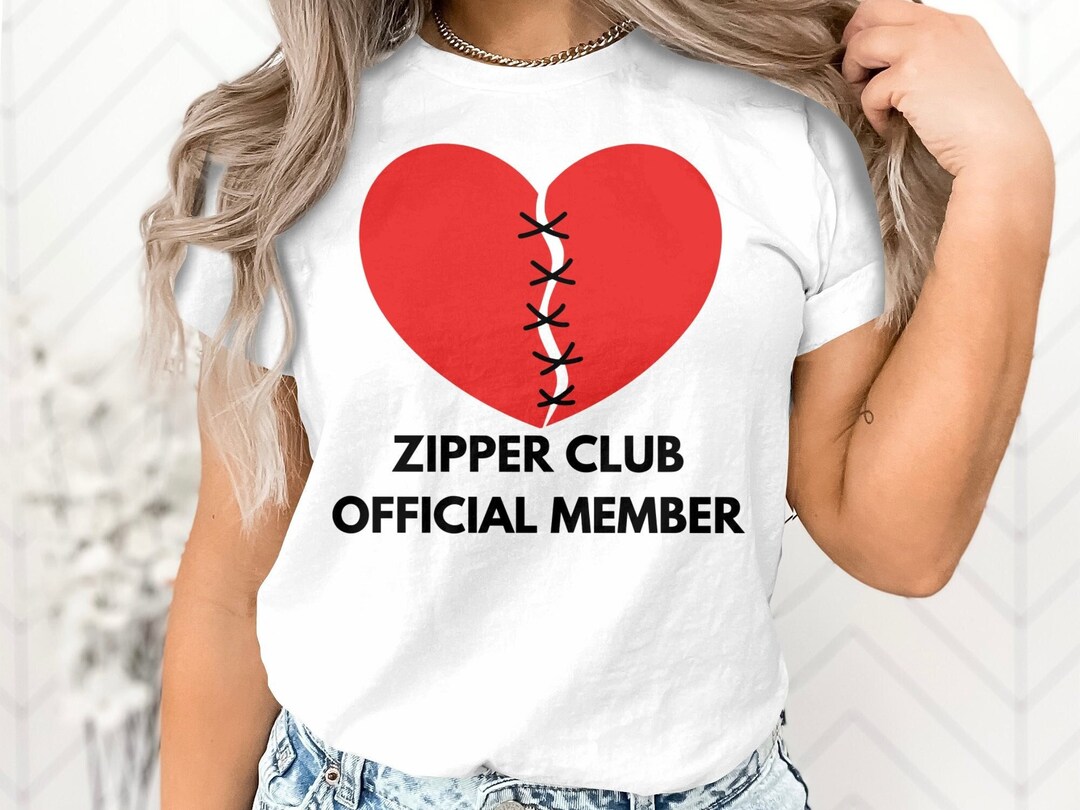 Open Heart Surgery Svg Png, Zipper Club Official Member Svg, Heart ...