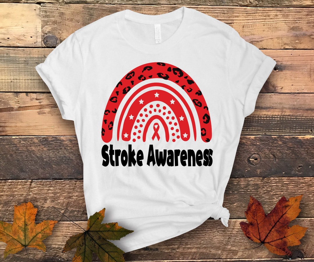 Stroke Awareness Svg Png, Proud Mom of a Stroke Survivor Svg, Red ...