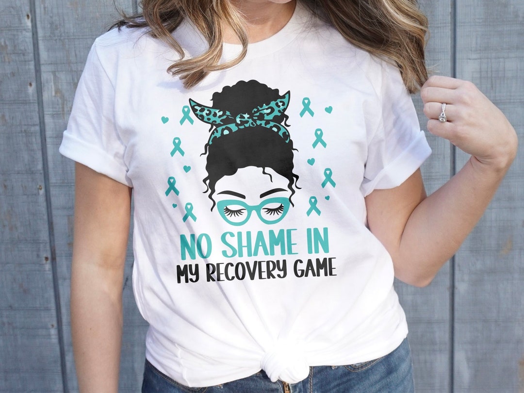 Addiction Recovery Awareness Svg Png, No Shame in My Recovery Game Svg ...