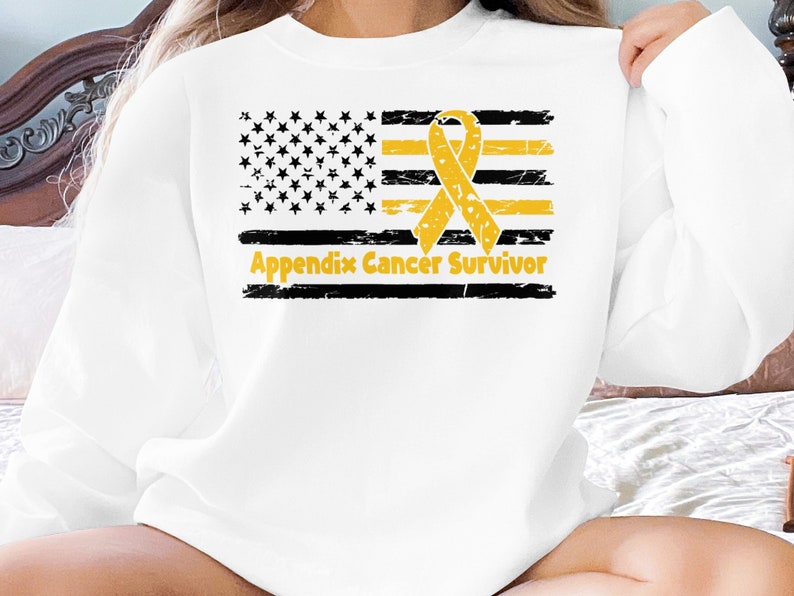 Flag Appendix Cancer Survivor Svg, Appendix Cancer Awareness Svg ...