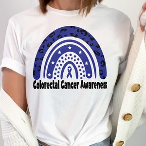 Colorectal Cancer Awareness Rainbow Svg, Colorectal Cancer Awareness ...