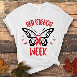 Red Ribbon Week Svg Png, Red Ribbon Week Svg, Drug Free Svg, Red Ribbon ...