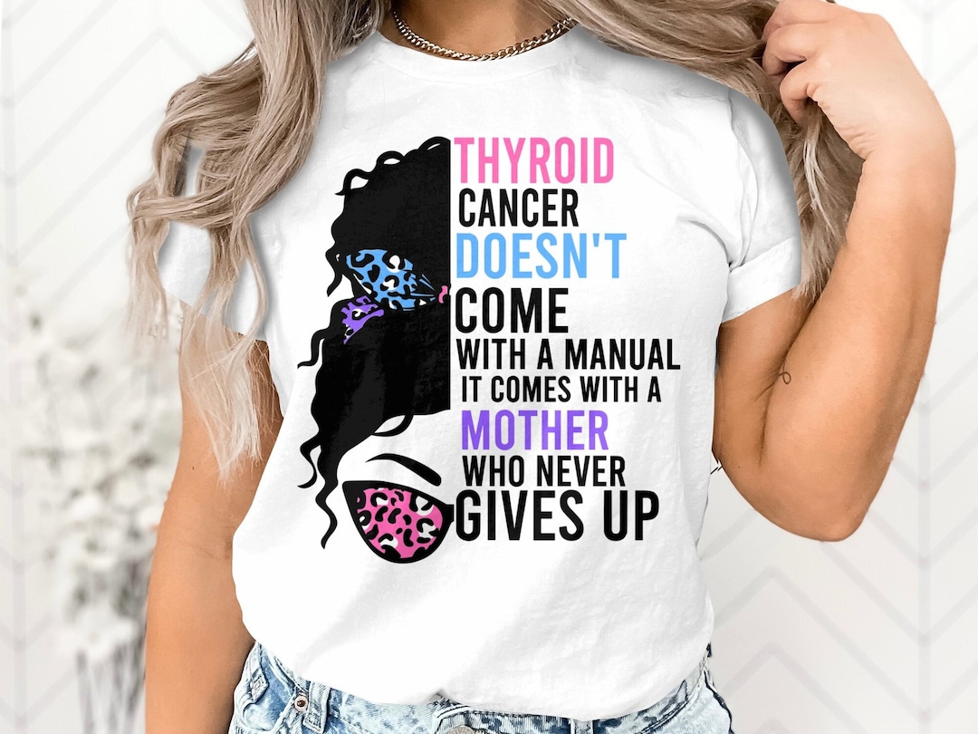 Thyroid Cancer Awareness Svg Png Thyroid Cancer Doesn't - Etsy