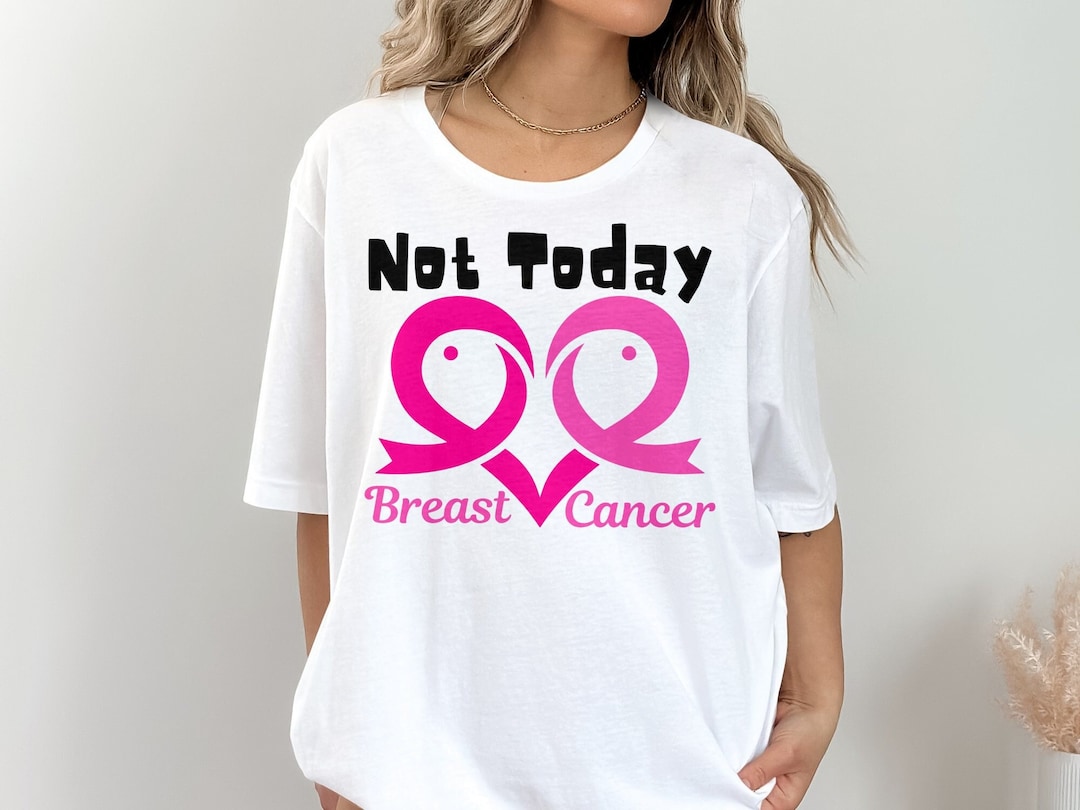 Warrior Breast Cancer Awareness Svg Png, Not Today Cancer Svg, Pink ...