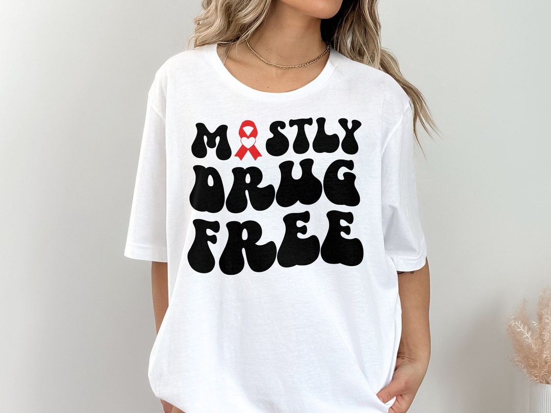 Red Ribbon Week Svg Png, Mostly Drug Free Svg, Drug Free Svg, Red ...