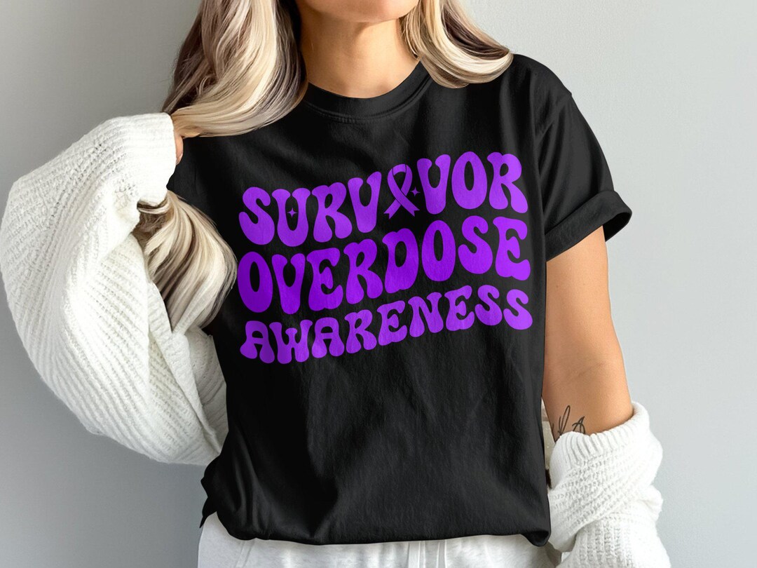 Overdose Awareness Svg Png, Retro Survivor Overdose Svg, Png, Overdose ...