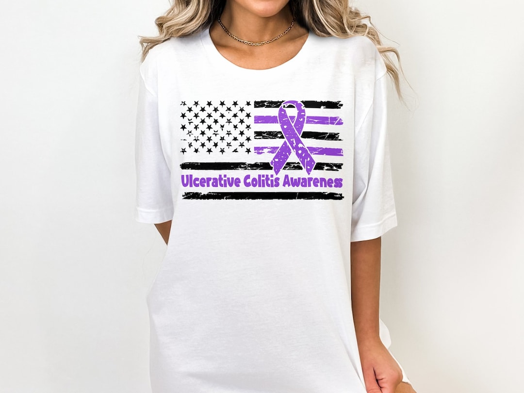 Ulcerative Colitis Awareness Svg Png, Flag Ulcerative Colitis Awareness ...