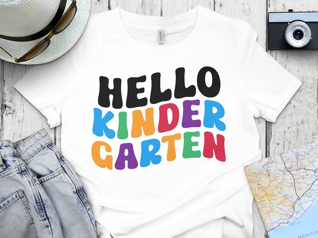 Hello Kindergarten Png Svg, Back to School Svg, 1st Day of School ...