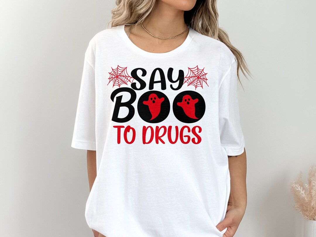 Red Ribbon Week Svg Png, Say Boo to Drugs Svg, Drug Free Svg, Red ...