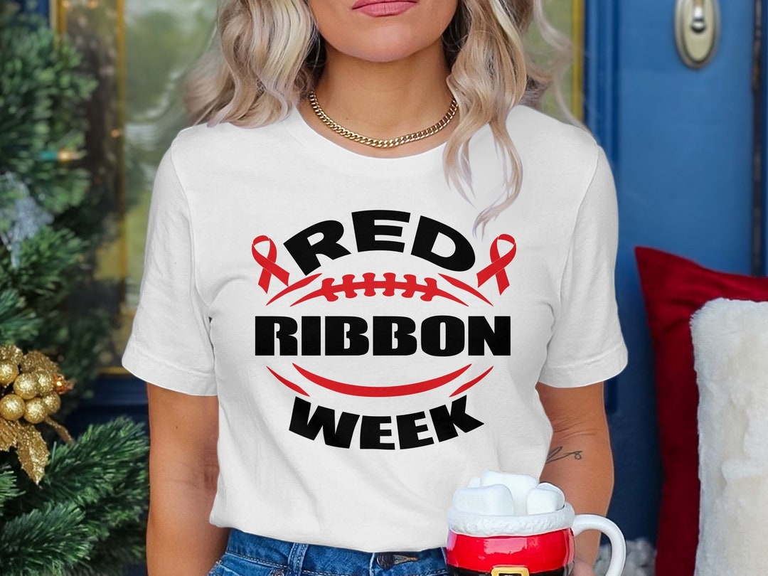 Red Ribbon Week Svg Png, Svg, Drug Free Svg, Red Ribbon Week Awareness ...