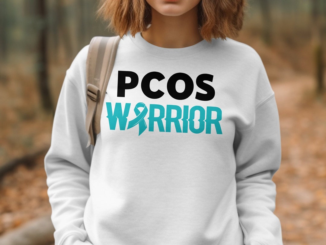 PCOS Awareness Svg Png, PCOS Warrior Svg, Ovary Syndrome Teal Ribbon ...