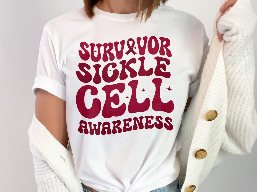 Retro Sickle Cell Awareness Svg Png, Survivor Sickle Cell Awareness Svg ...